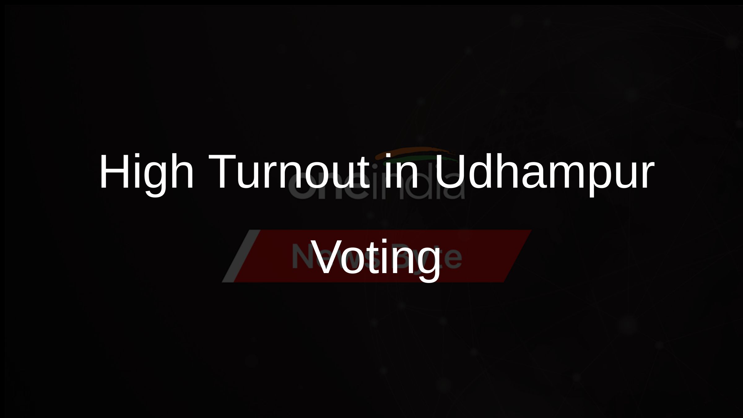 Udhampur Sees High Turnout in Home Voting for Elderly, PwD - Oneindia News