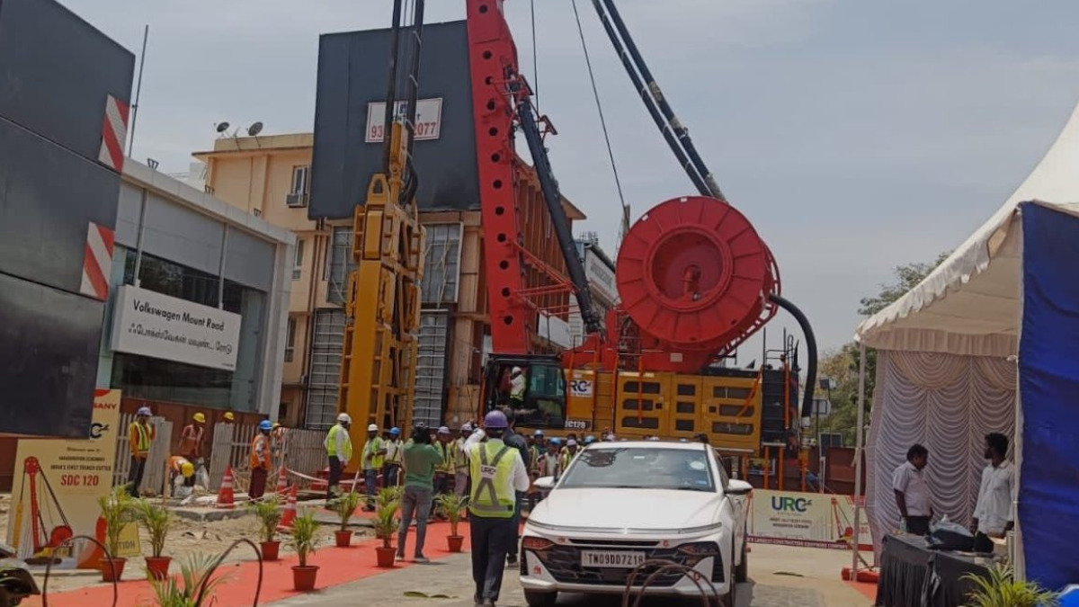 Chennai: KMC Metro Station Construction Work: Barnaby Road Closed ...