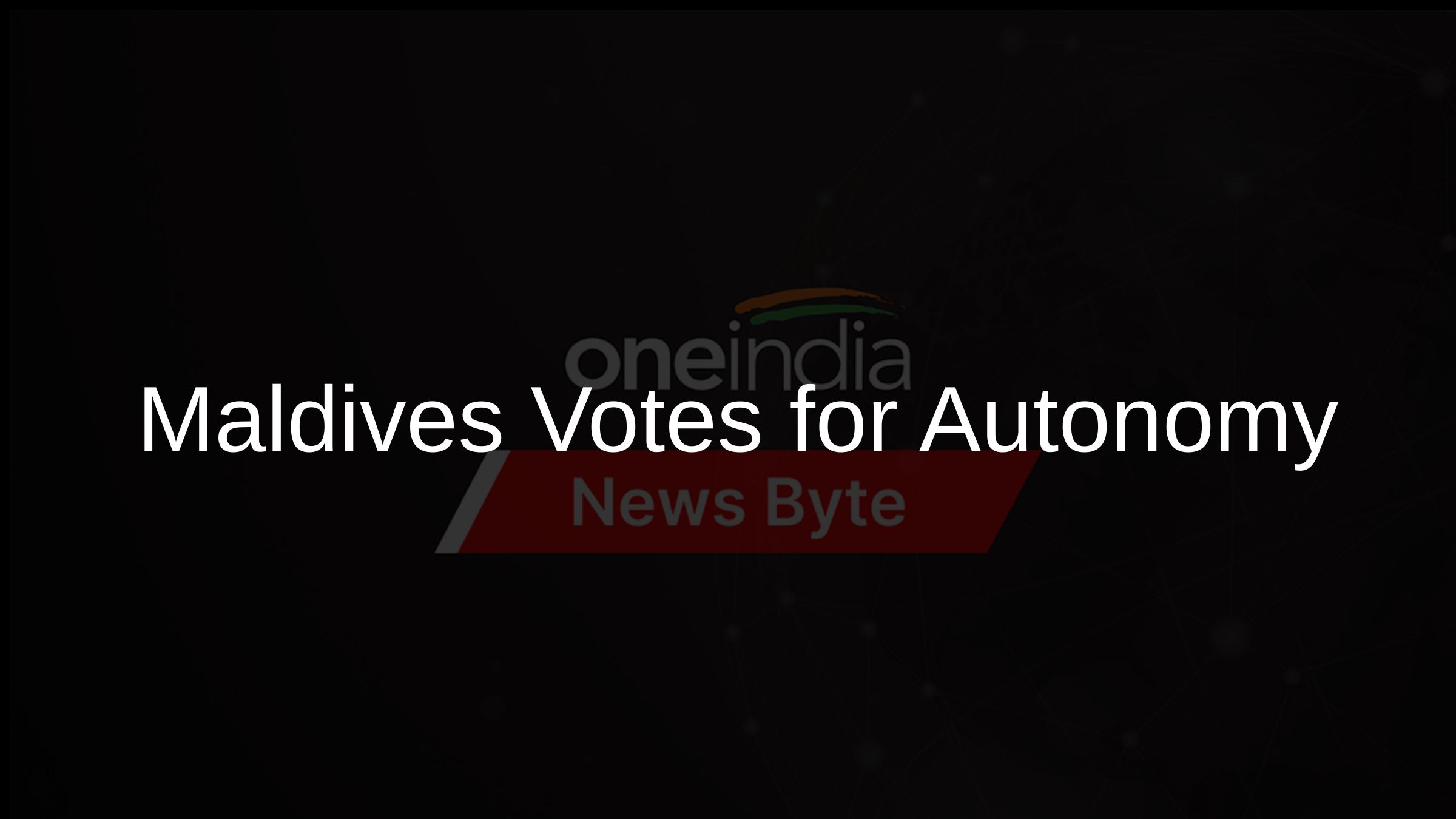 Maldives Election Result: A Clear Call for Autonomy and Sovereignty ...