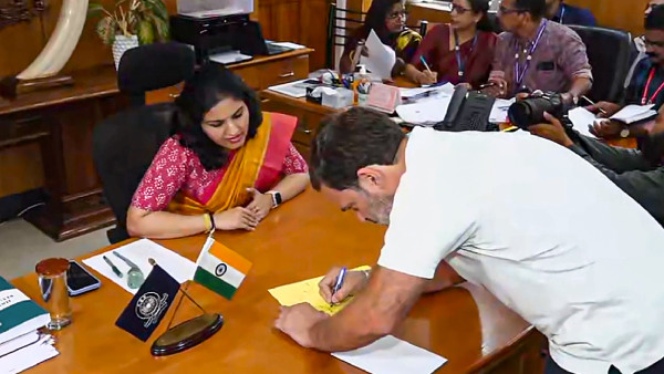 Lok Sabha Election 2024: Rahul Gandhi Files Nomination Papers From Kerala's Wayanad LS Seat ...