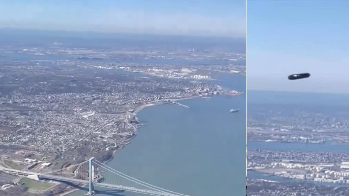 UFO Alert: Mysterious 'Flying Cylinder' Caught On Camera Over New York ...