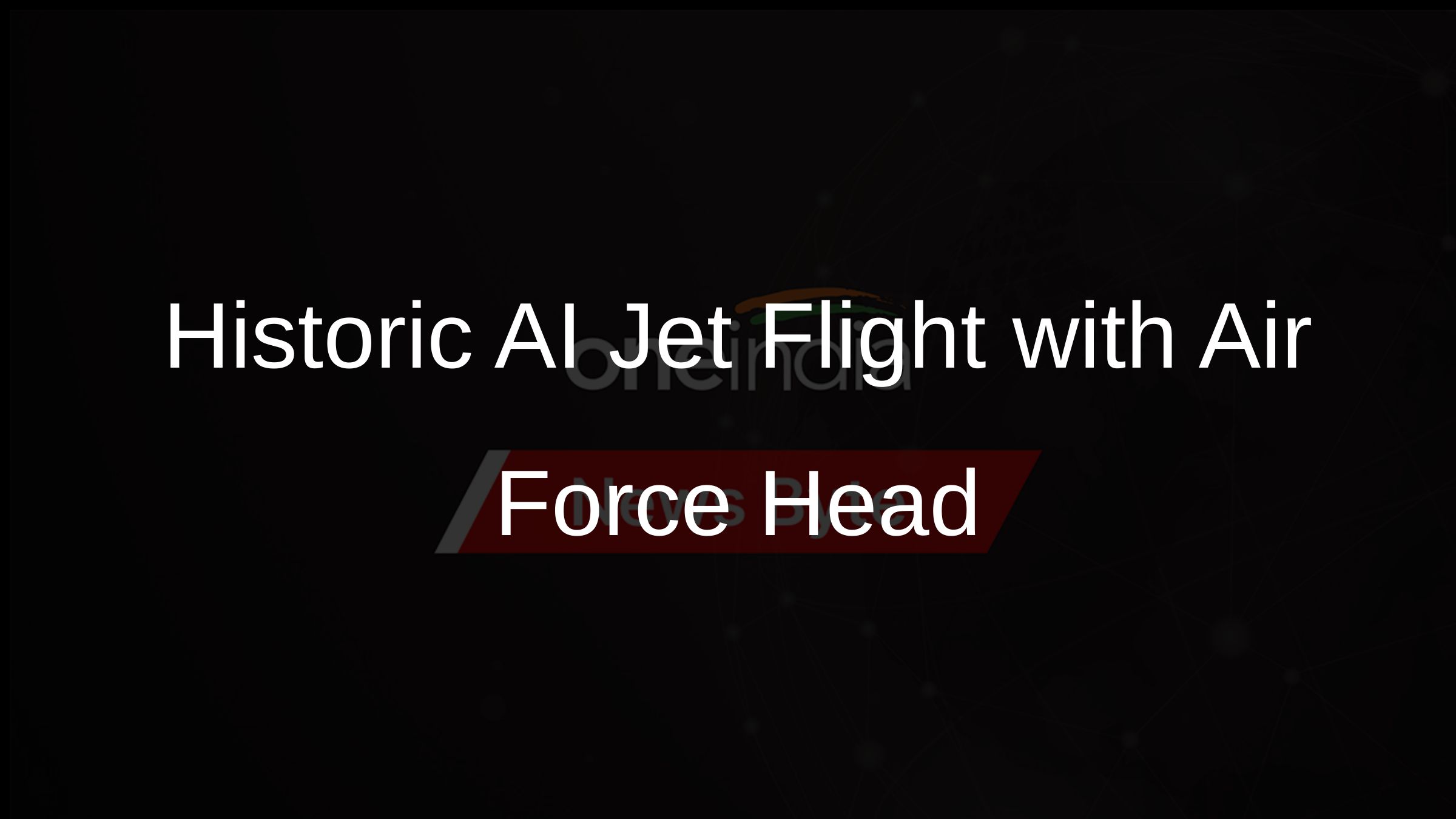 AI-Powered Fighter Jet's Historic Flight with Air Force Secretary ...