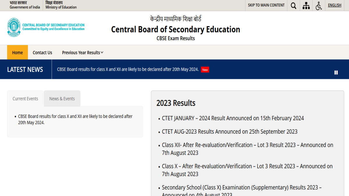 CBSE Class 10, 12 Result 2024 Date @ cbseresults.nic.in; Check Step By ...