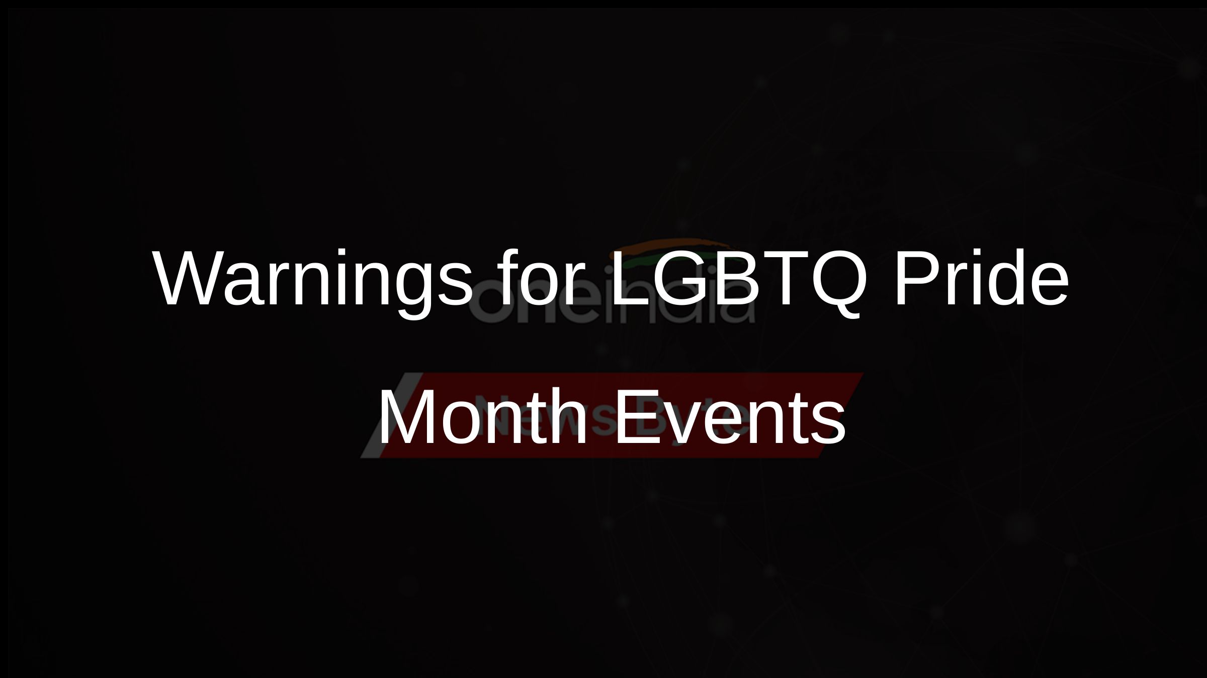 FBI and Homeland Security Issue Warning for LGBTQ Events in Pride Month ...