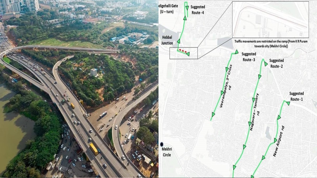 Hebbal Flyover Lane Construction: Two New Lanes To Come Up For KR Puram, Nagavara Commuters ...