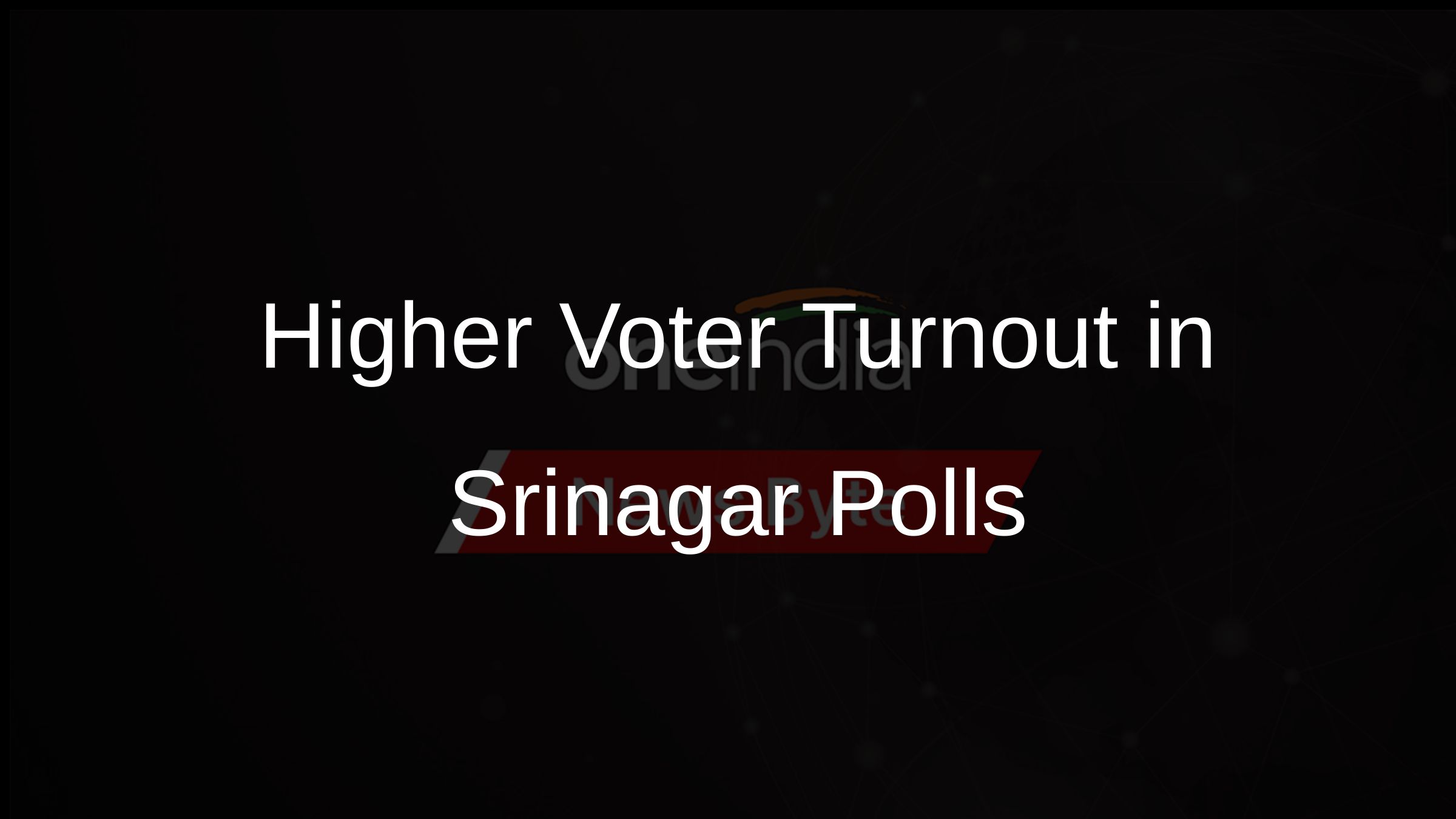 Kashmiri Pandit Voter Turnout Rises in Srinagar Lok Sabha Election ... Kashmiri Pandit Voter Turnout Rises in Srinagar Lok Sabha Election ...