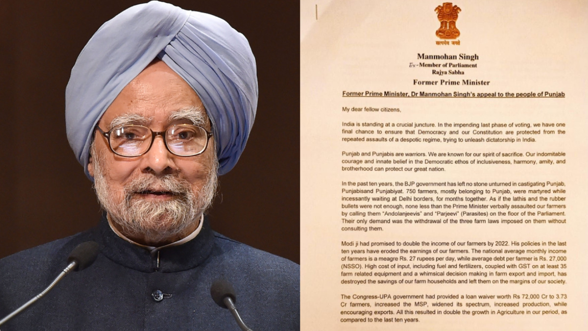 Manmohan Singh Slams PM Narendra Modi In Open Letter, Says Never ...