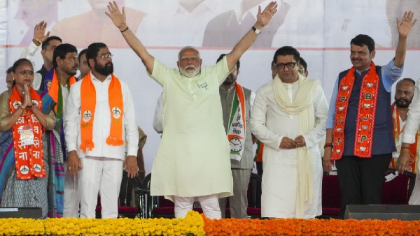 Maharashtra: PM Modi, Raj Thackeray Share The Stage In Mumbai, MNS ...