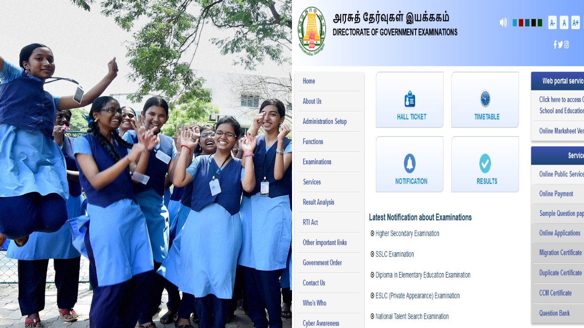 Tamil Nadu Class 11 Results Out: Over 91% Pass HSE+1 Exams In 2024 ...