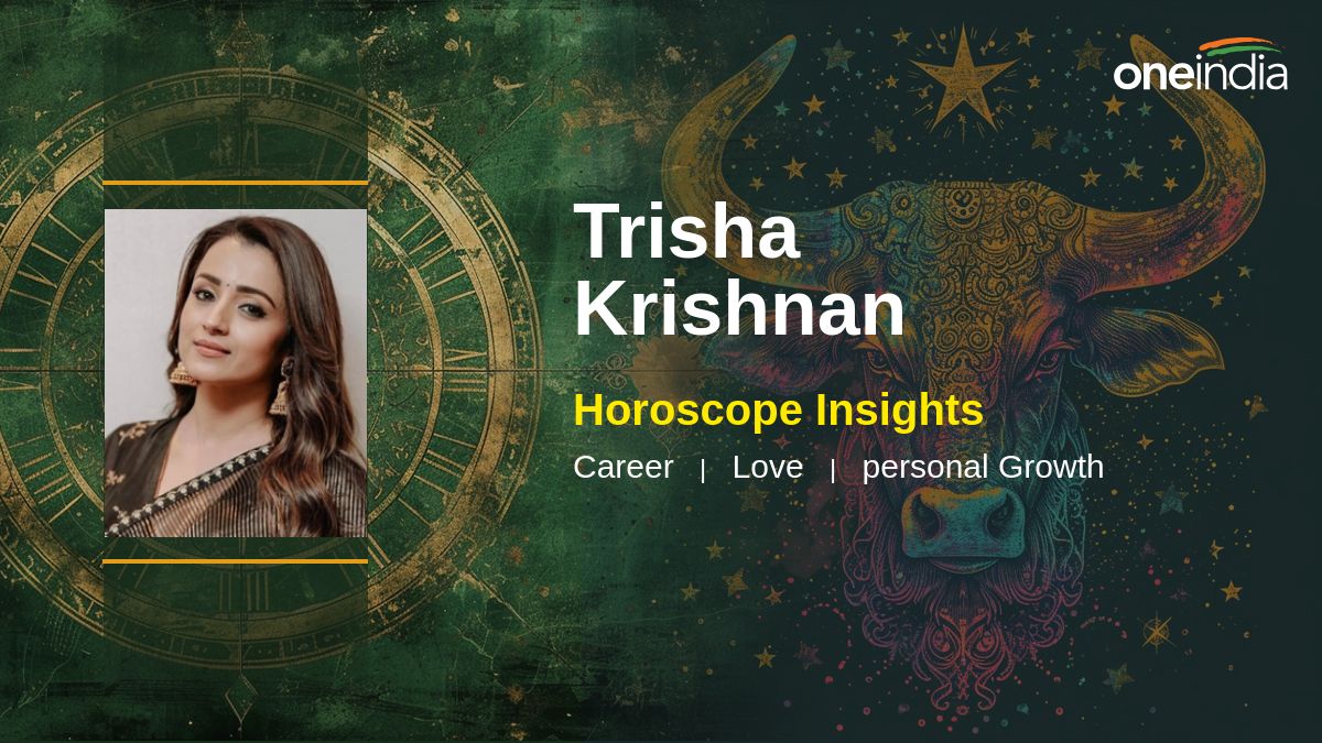 Happy Birthday Trisha Krishnan: Astrological Journey Of 'South Queen ...