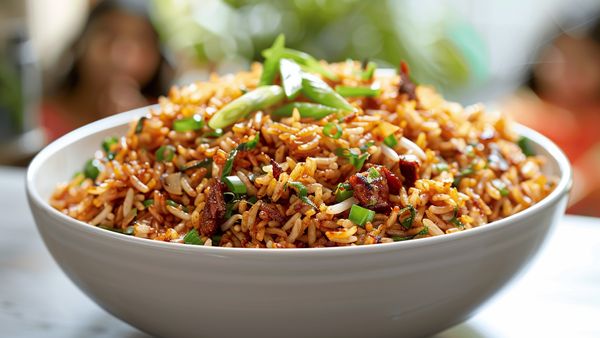 Easy Barbecue Fried Rice Recipe Is A Flavourful Recipe That Is A Total ...