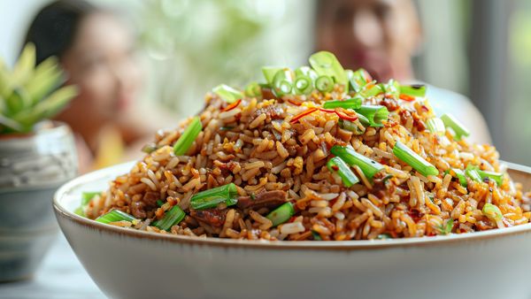 Easy Barbecue Fried Rice Recipe Is A Flavourful Recipe That Is A Total ...