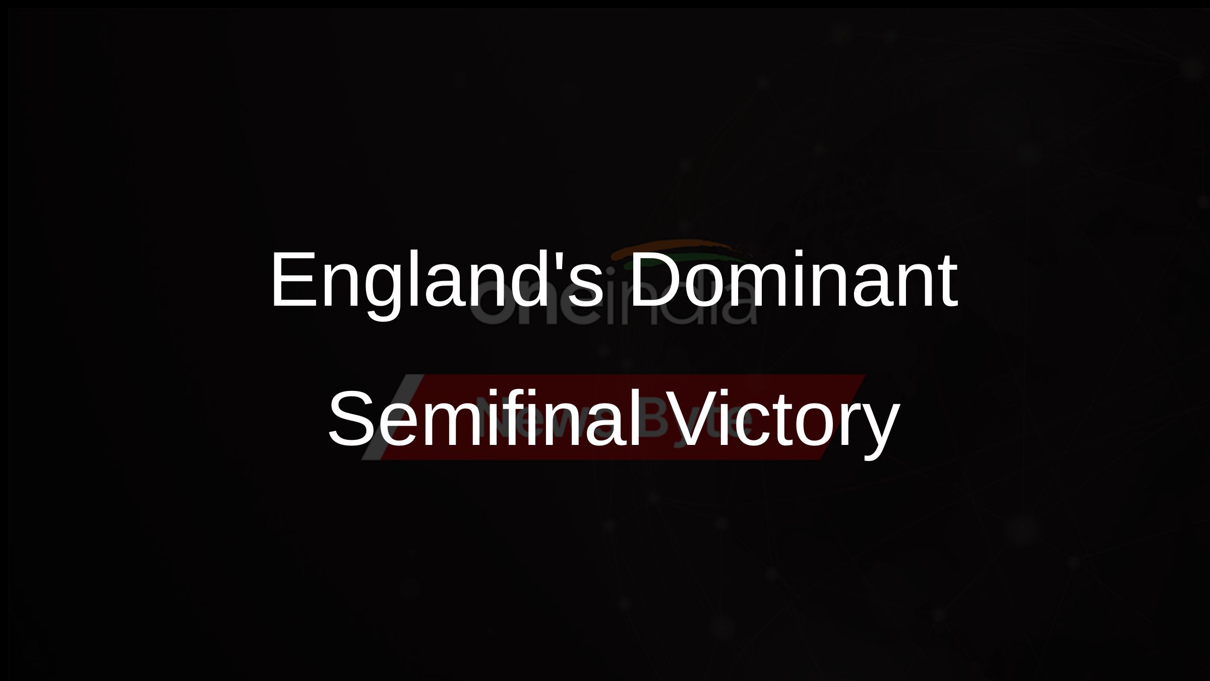 England Secures Semifinal Spot in T20 World Cup with Dominant Win ...