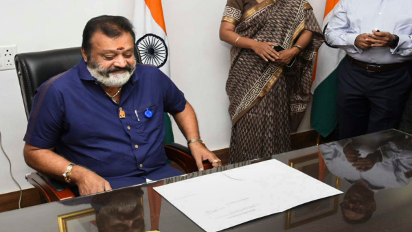 Union Minister Suresh Gopi Calls Indira Gandhi 'Mother Of India', CPM Veteran His 'Guru ...