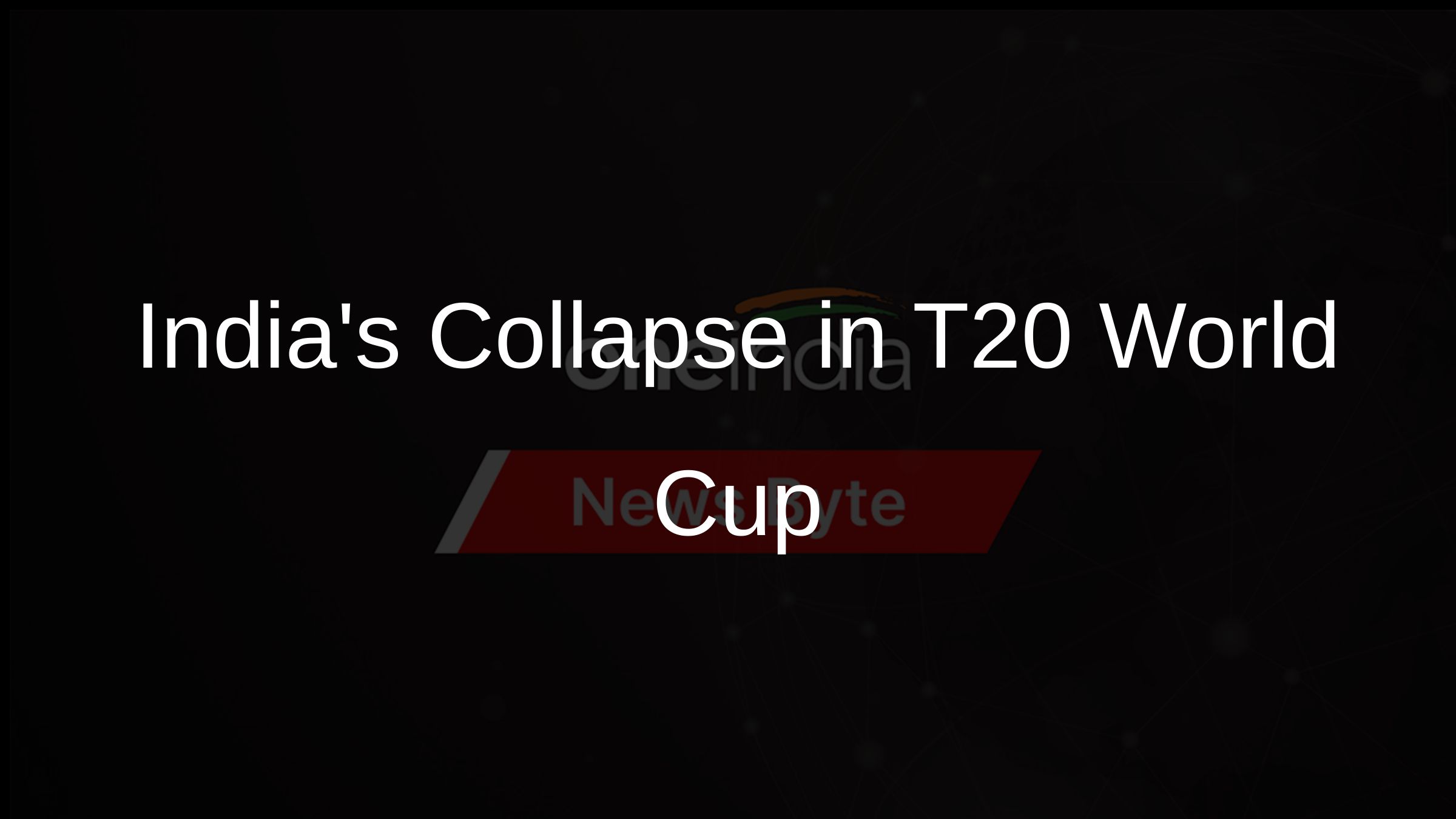 India's Struggle Against Pakistan in T20 World Cup Match - Oneindia News