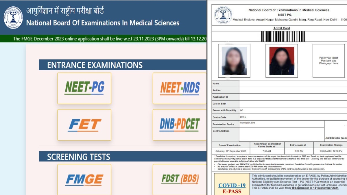 NEET PG Admit Card 2024: Step By Step Guide To Download NEET PG Hall ...