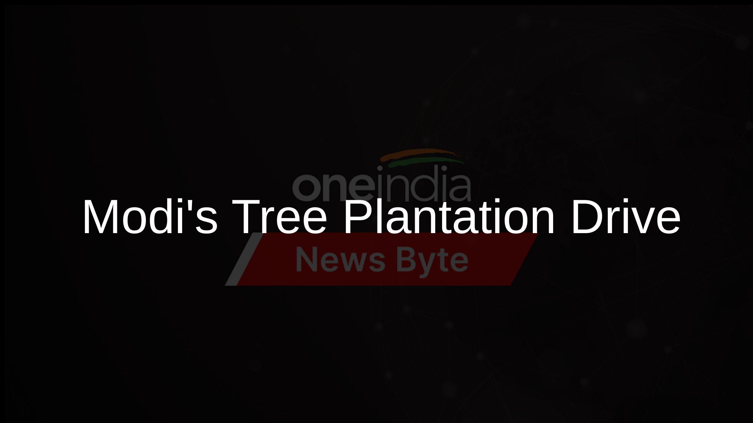 PM Modi Initiates Tree Plantation Drive on World Environment Day ...