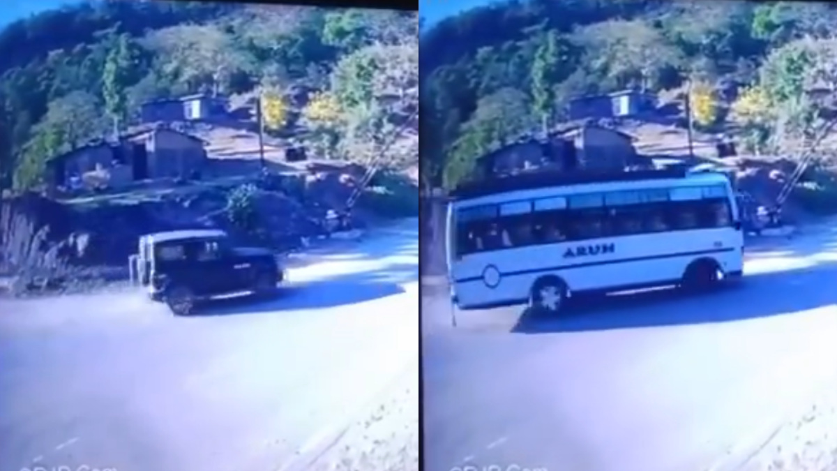 CCTV Footage Show Moments Before Terrorists Attacked Bus In J&K's Reasi - Oneindia News