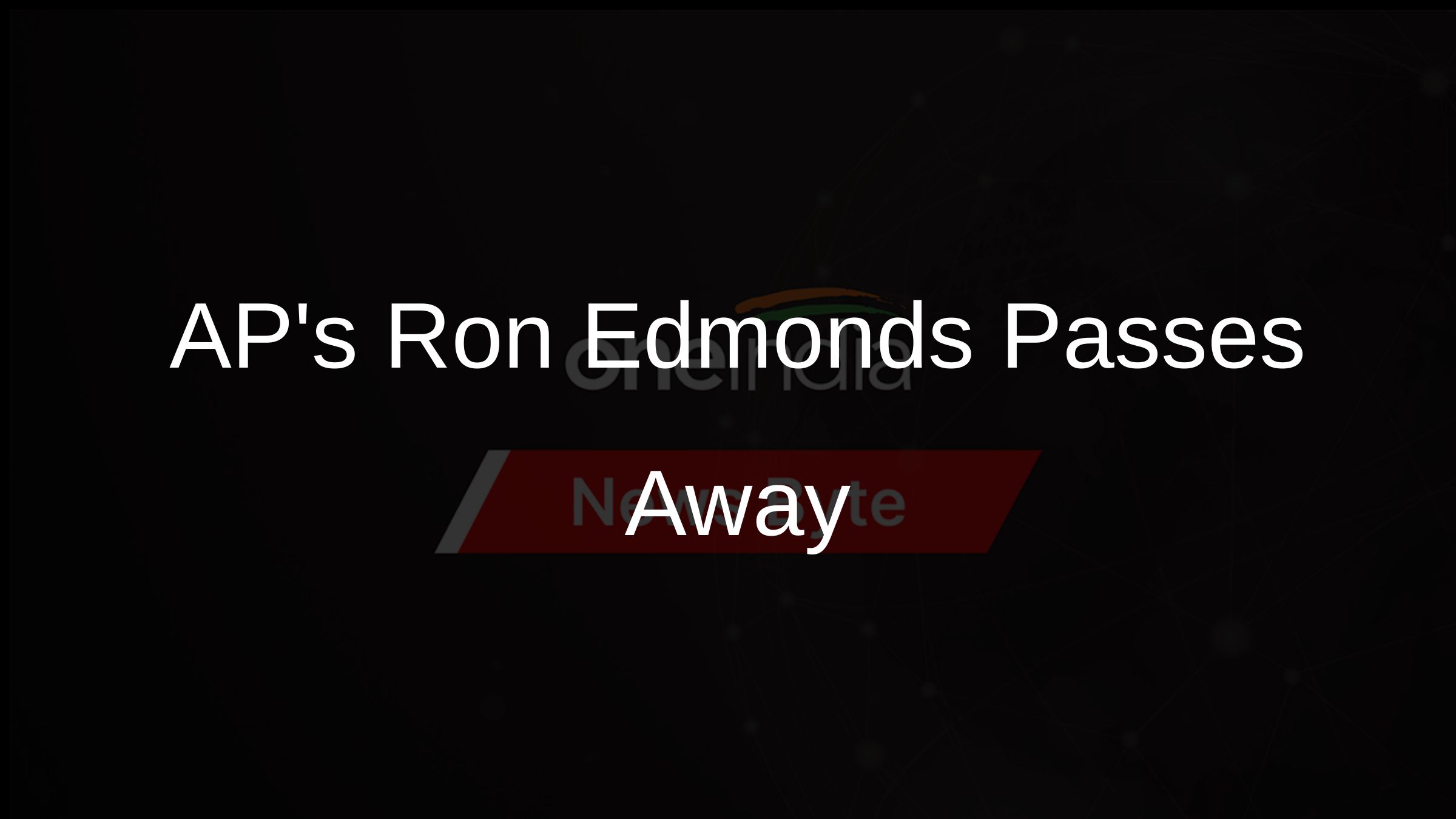 Pulitzer Prize-Winner Ron Edmonds, Iconic Reagan Shooting Photographer ...