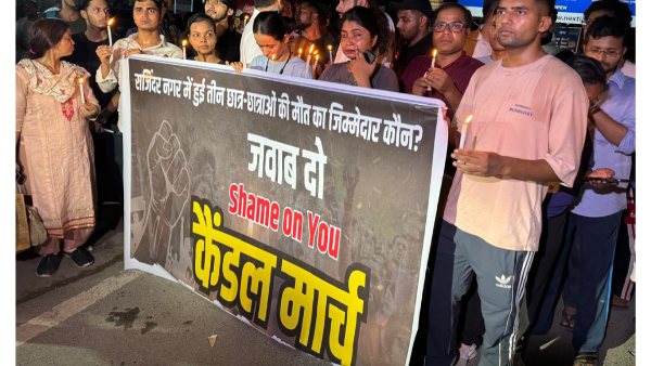 Candle March For Loss Of Lives: Students Protest Against Authorities ...