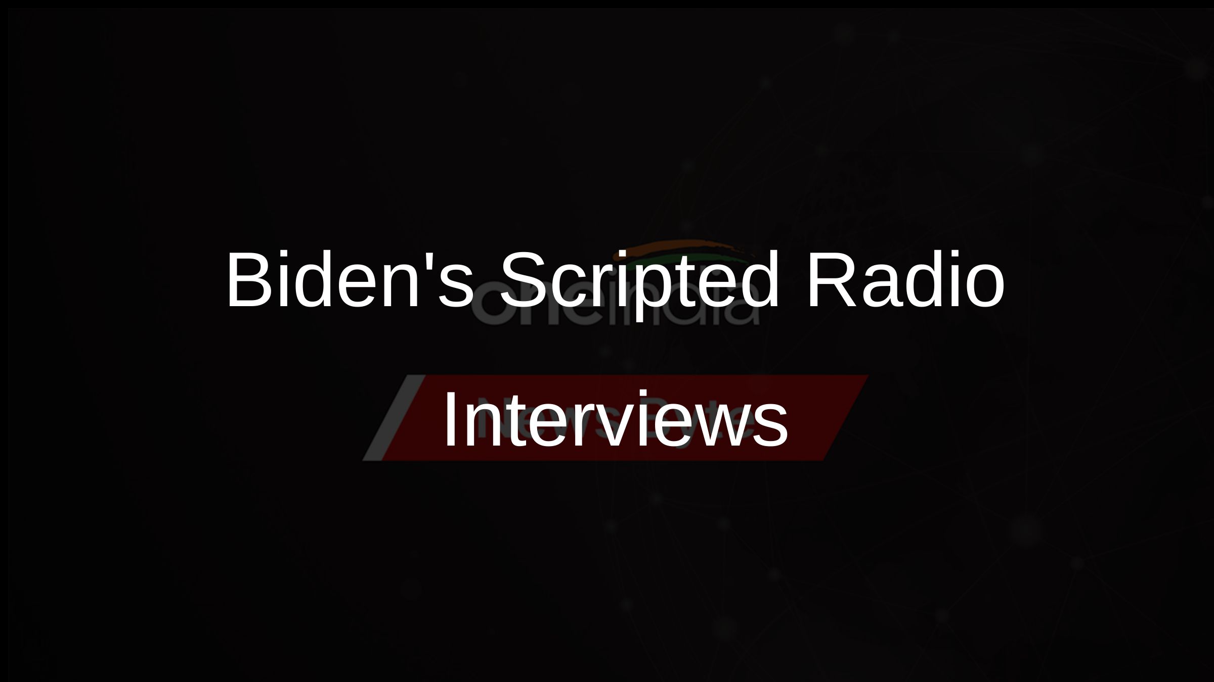 Biden Campaign's Approved Questions for Black Radio Shows Interviews ...