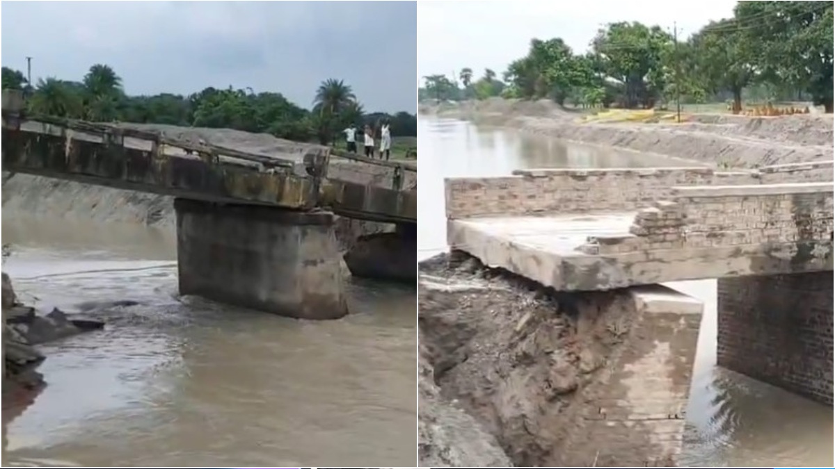 Amid Heavy Rains, Two Bridges Collapse In Bihar; 7th Incident In 15 ...