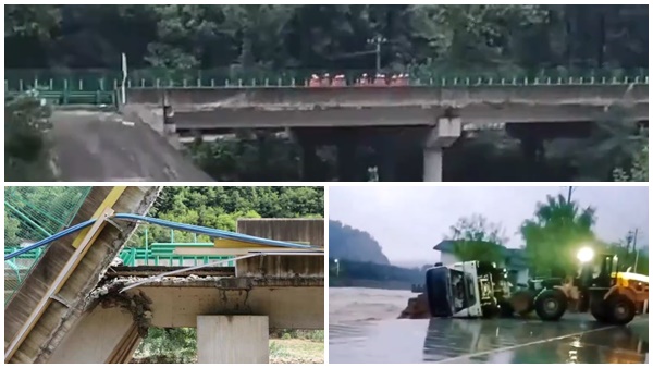 China Bridge Collapse Kills 11: First Visuals Out - Watch Video - Oneindia News