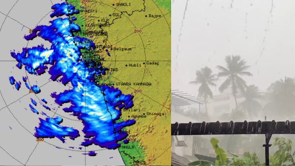 Heavy Rainfall Batters Coastal Karnataka, IMD Issues Red Alert, Schools Closed - Oneindia News