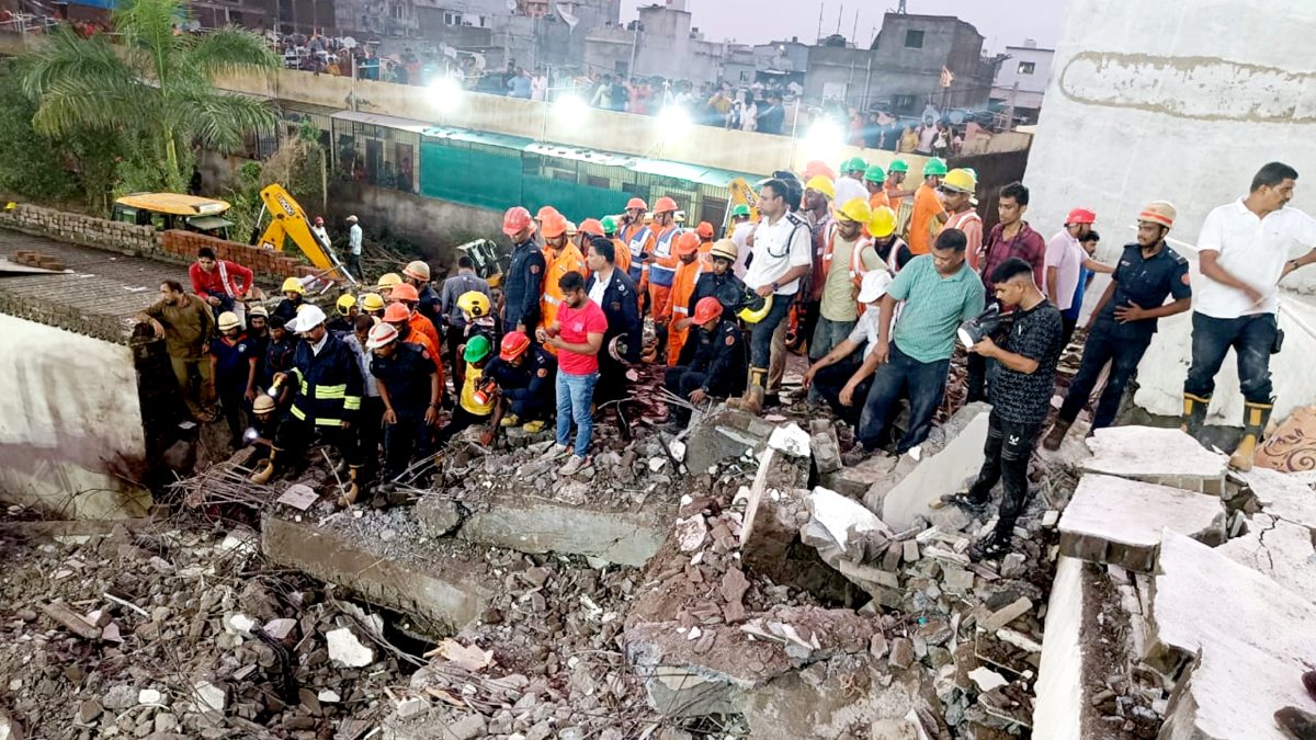 Surat Building Collapse: 7 Confirmed Dead, Many Still Feared Trapped As ...