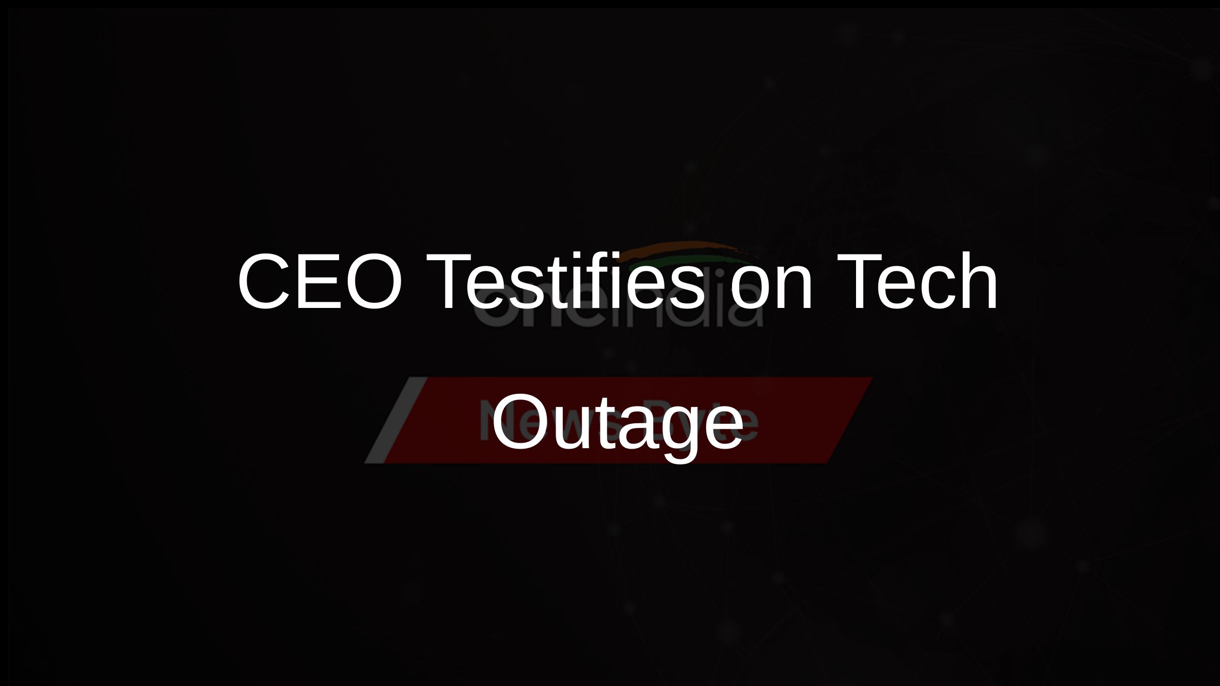 CrowdStrike CEO to Testify Before Congress on Tech Outage Role ...