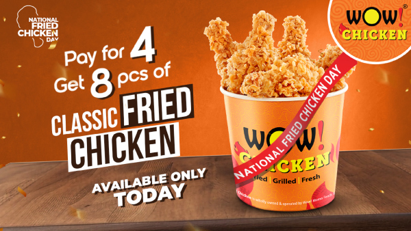 Wow! Chicken By Wow! Momo Celebrates Wow! Fried Chicken Day: Buy 4, Get ...