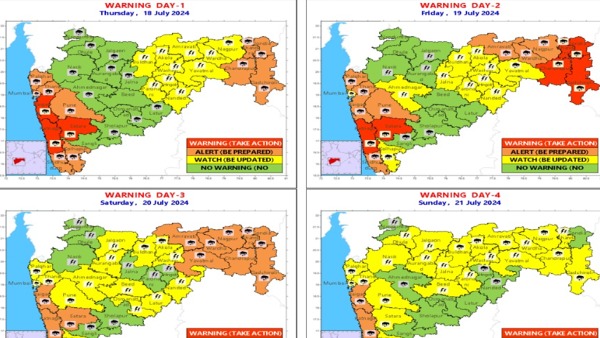 Maharashtra Weather Today: IMD Red Alert Signals Heavy Rain Across State; Check Mumbai To Pune ...