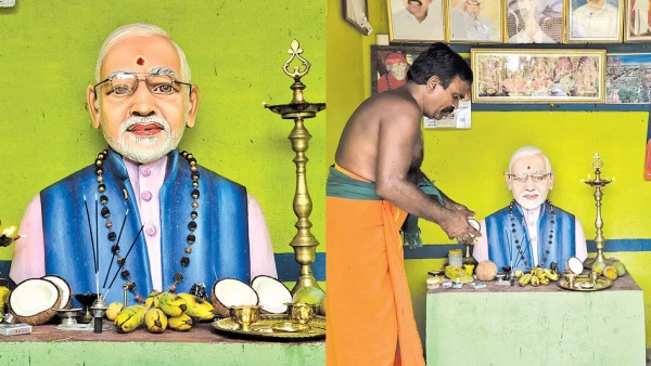 In A First, A Temple For Narendra Modi In Tamil Nadu - Oneindia News