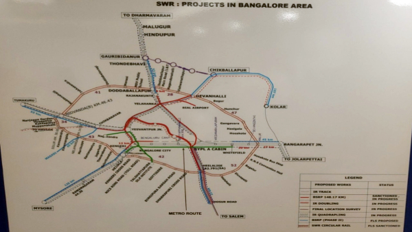 Bengaluru's New 287-Km Circular Rail Network To Cost Rs 2,300 Crore ...