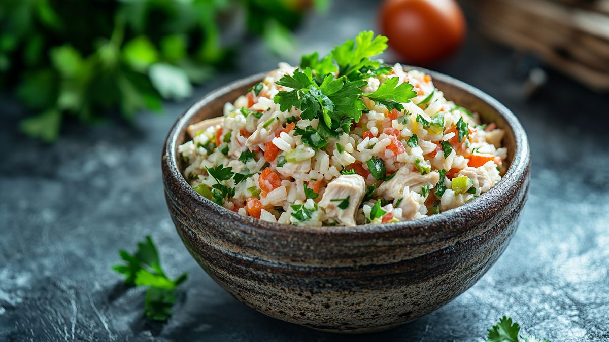 Easy Canadian Chicken Rice Salad Recipe, A Refreshing Side Dish That ...