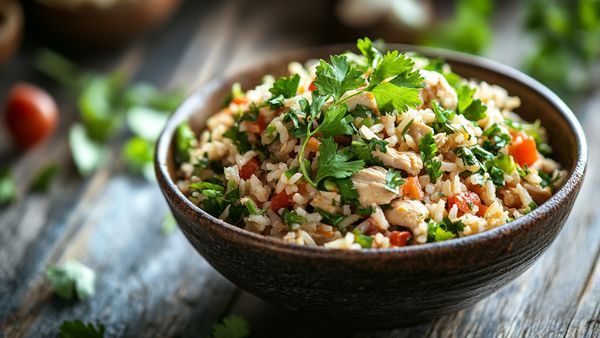 Easy Canadian Chicken Rice Salad Recipe, A Refreshing Side Dish That ...