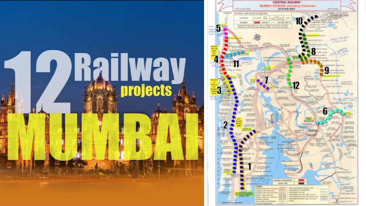 Mumbai Local Train Services News: 12 Rail Projects To Unlock New Routes ...