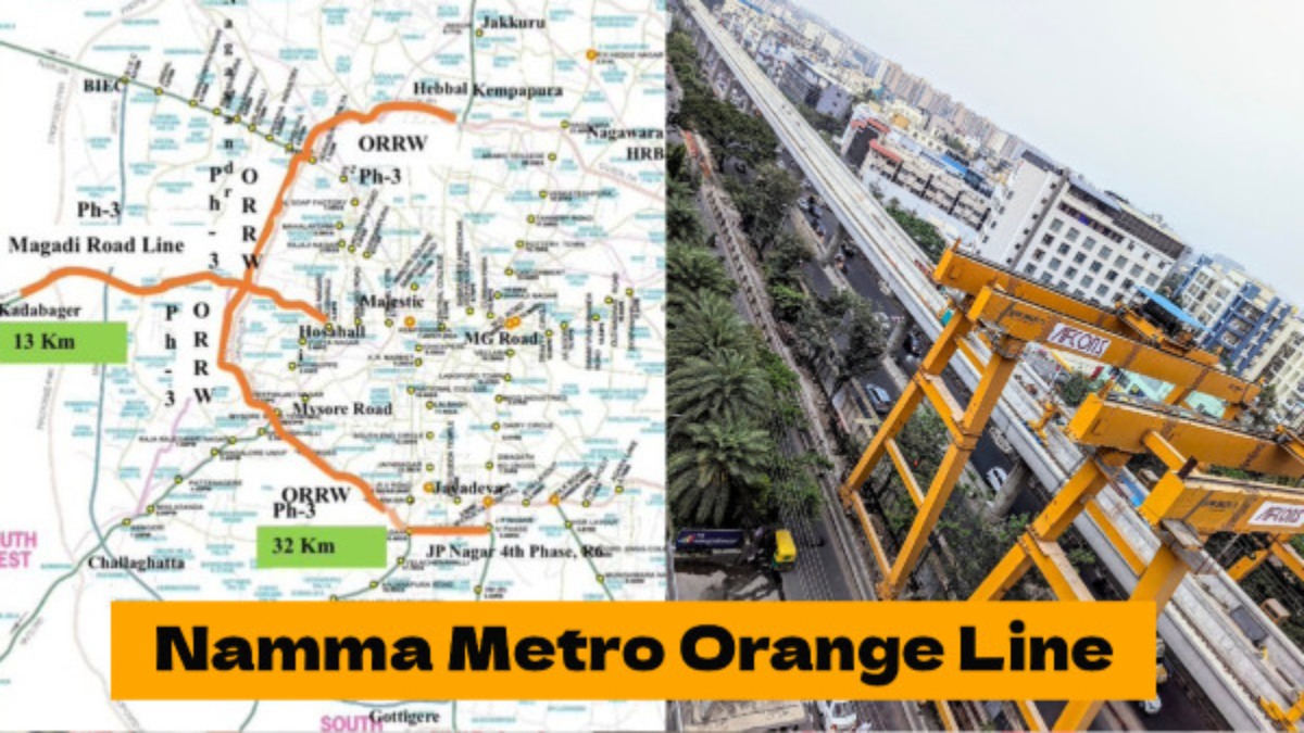 Namma Metro Phase-3 Project: Land Plans Finalised For Orange Line ...