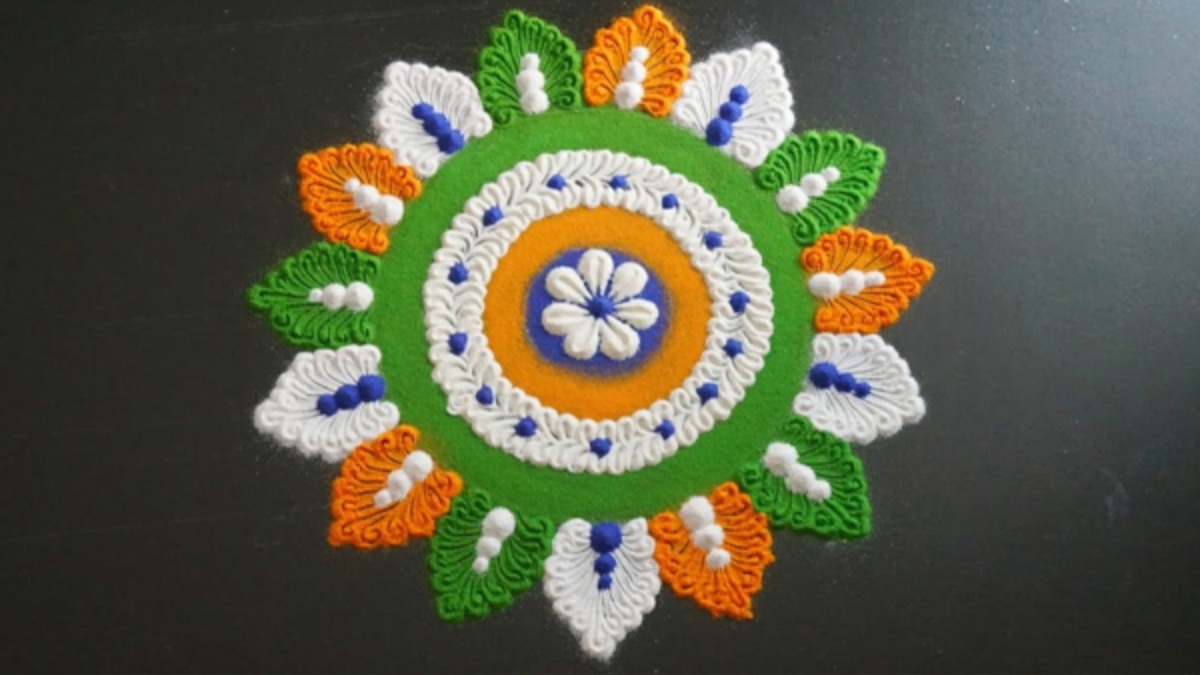 Independence Day 2024 Rangoli Design: Easy To Make Unique Rangoli Ideas ...