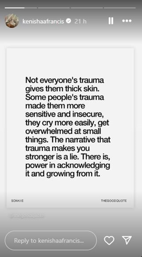 Here's Your Answer: Bengaluru Singer Kenishaa Shuts Down Affair ...