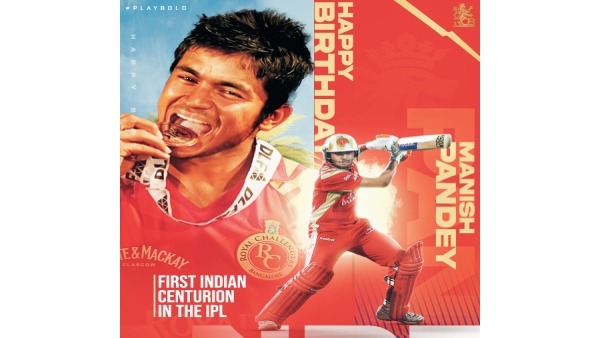RCB Shares Special Birthday Post For Manish Pandey; Shikhar Dhawan ...