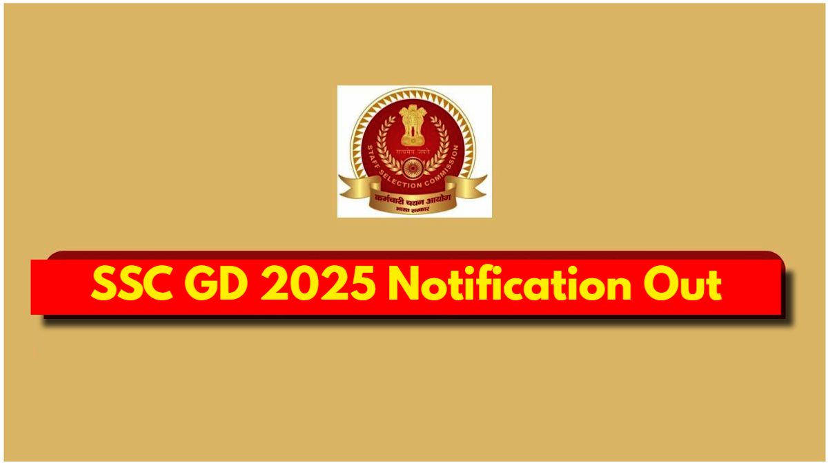 SSC GD Notification 2025 Live: Massive 39,481 Vacancies Announced ...