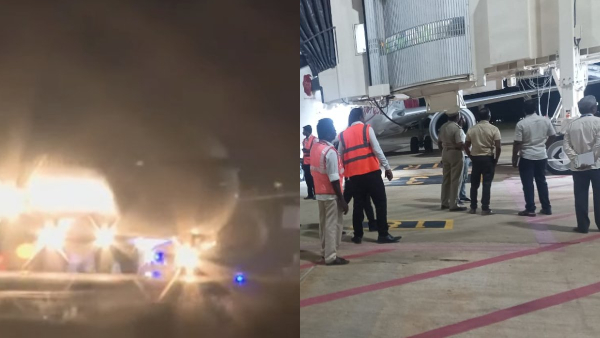 Air India Flight IX613 Dumps Fuel Over Trichy Due to Landing Gear Issue ...