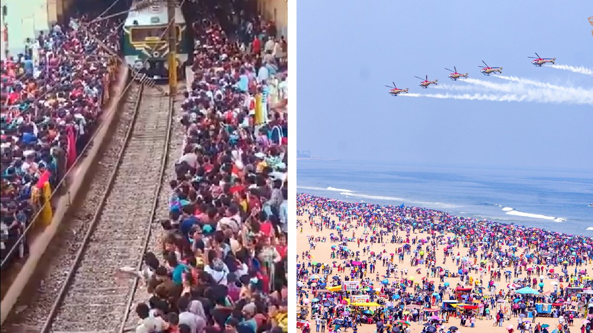 Jam Packed: Chennai's Velachery MRTS Station Buzzes With Air Show ...