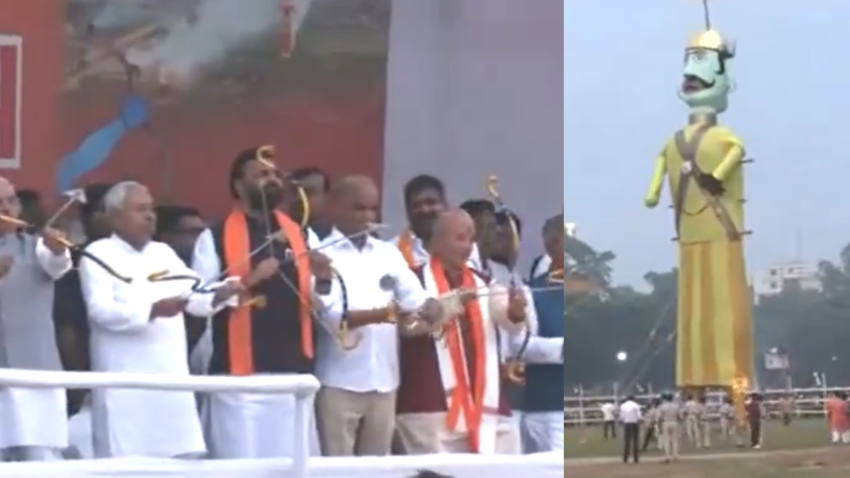 Dussehra 2024: Bihar CM Nitish Kumar, Samrat Choudhary Attend Dussehra ...