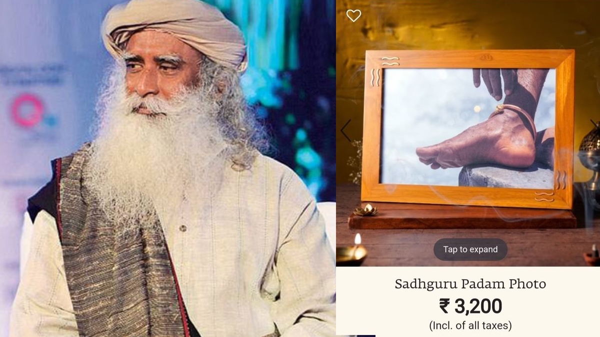 Isha Foundation Faces Criticism For Selling Sadhguru's Feet For Rs ...