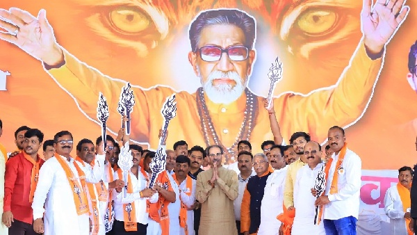 ECI Unveils New ‘Mashaal’ Symbol For Uddhav’s Shiv Sena Ahead Of ...