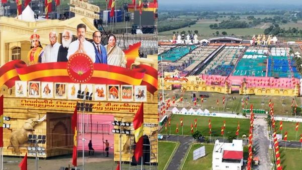 TVK Conference: How The Stage Is Getting Ready For Vijay's Debut Public ...