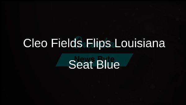 Cleo Fields Wins Louisiana Congressional Race, Flips Red Seat Blue ...