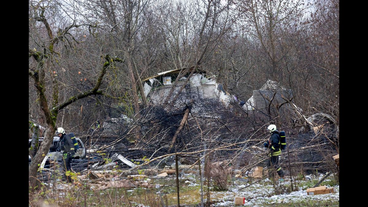 DHL Cargo Plane Crash in Lithuania Kills Spanish Crew Member - Oneindia ...